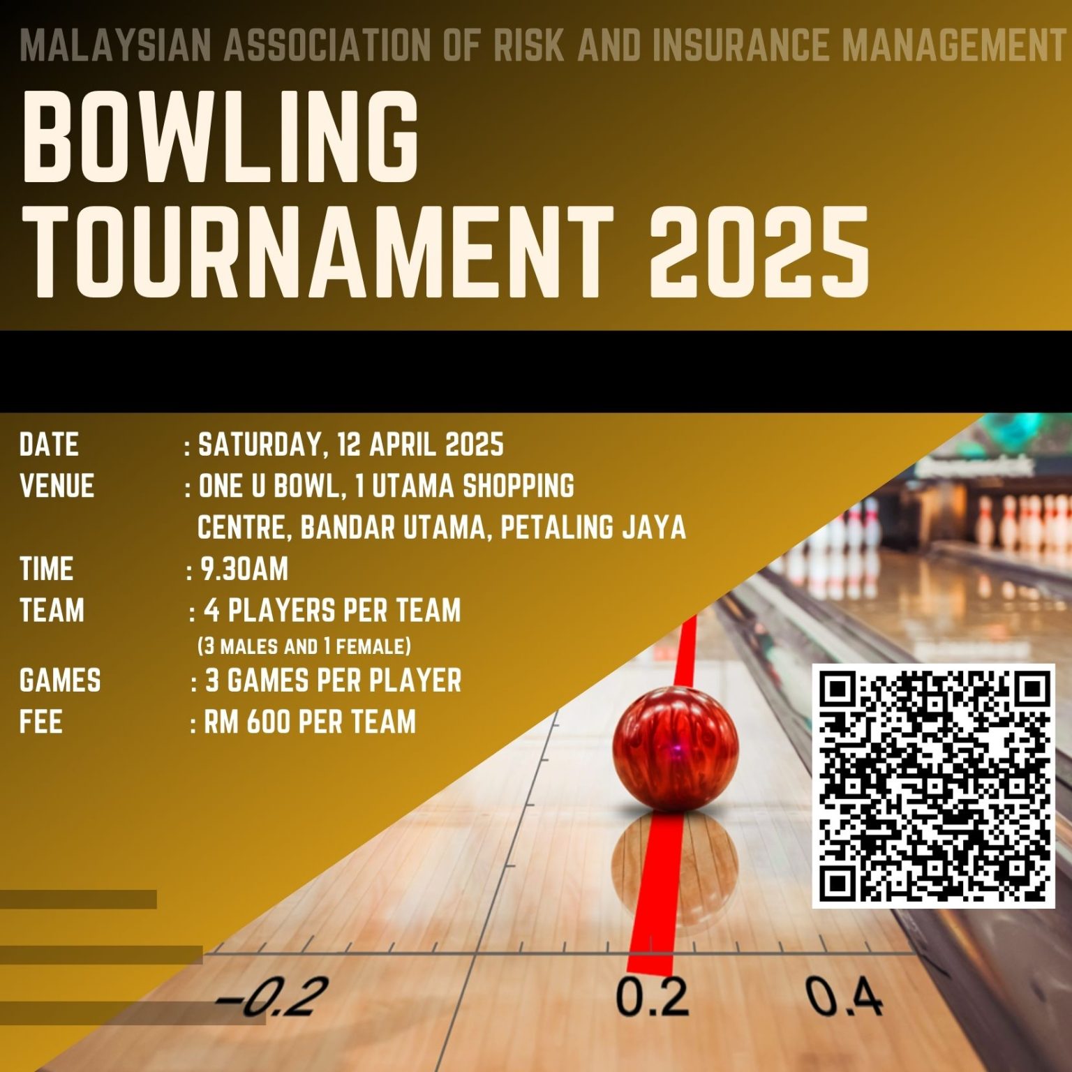 BOWLING TOURNAMENT 2025 – Malaysian Association of Risk and Insurance ...